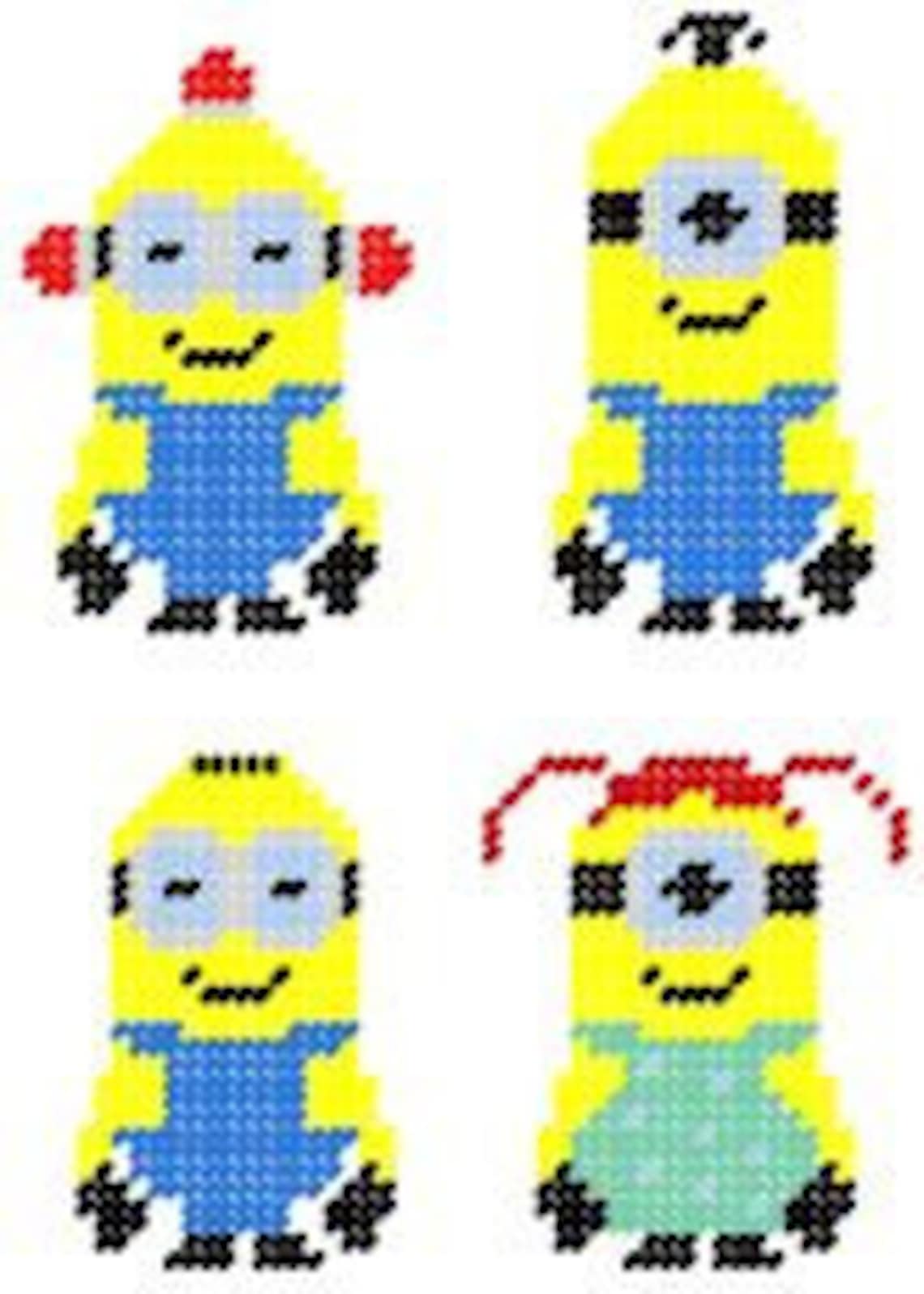 Minion Inspired Magnet Plastic Canvas Pattern Set - Etsy