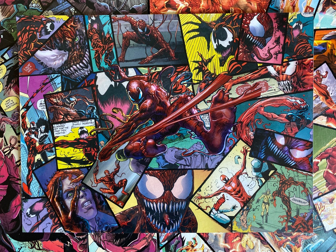 Carnage Comic Collage PRINT (9inx12in) Prints - Etsy