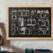 Retro Camera Wall Art Print, Vintage Photography Wall Decor, Film ...