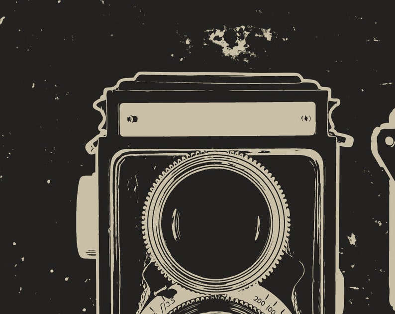Retro Camera Wall Art Print Vintage Photography Wall Decor - Etsy