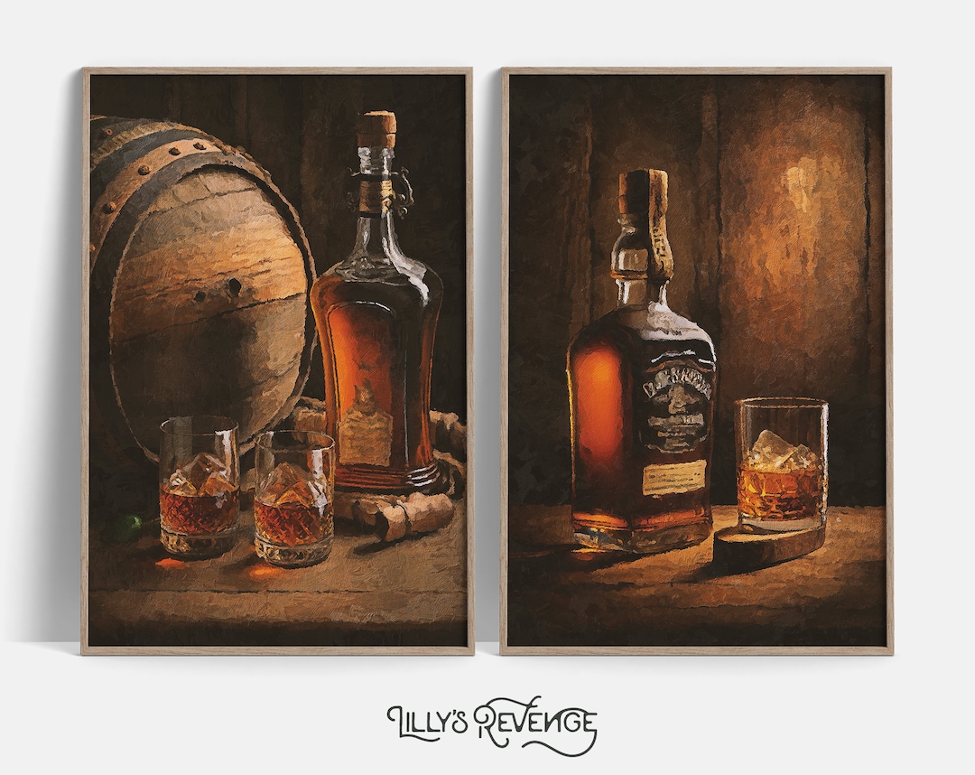 Printable Bourbon Wall Art Whiskey Wall Art Bourbon Decor Bar - Etsy