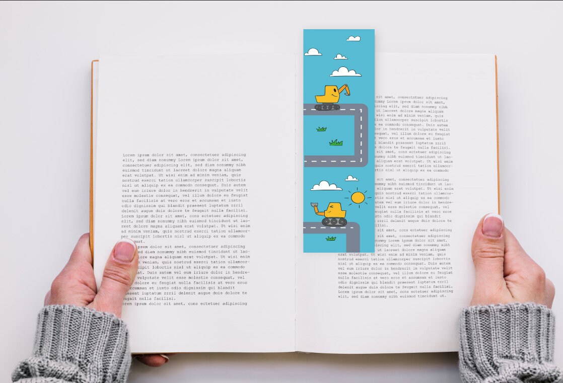 Printable Bookmarks Template, Printable Bookmarks for Kids ,car ...