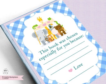 Bookplates - Printable Bookplates - Book Plates - Baby Shower Bookplate ...