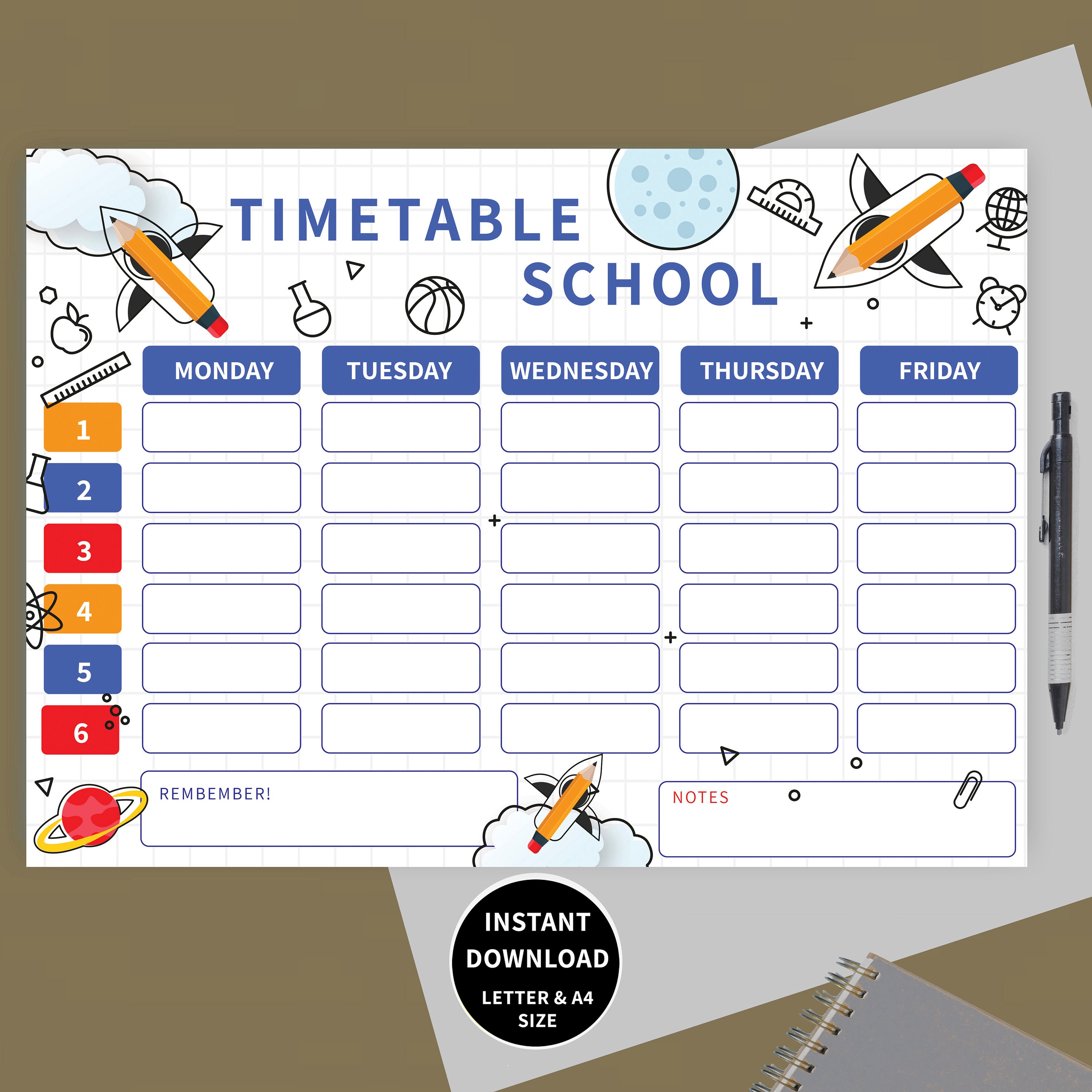 Printable Planner,weekly to Do List Printable, Back to School ...