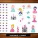 Reward Chartprintable Princess Sticker (Instant Download) - Etsy
