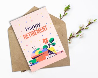 Printable Retirement Card / Happy Retirement / Instant Download / 5x7 ...