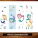 Printable Bookmarks Template, Mermaids Bookmarks, Printable Bookmarks ...