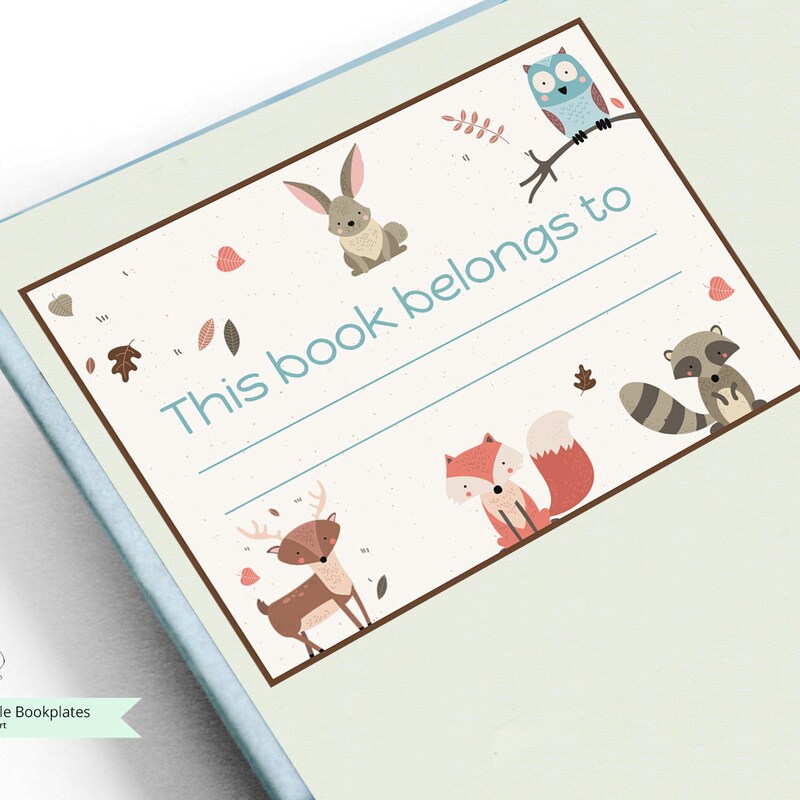 Book Name Plate - Etsy