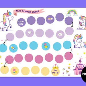 Girl Daily Schedule,back to School,timetable,unicorn Printable,weekly ...