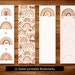 Boho Rainbow Bookmarks: 12 Printable Cards (instant Download) - Etsy