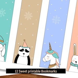 Printable Bookmarks Template, Animals Bookmarks, Printable Bookmarks ...