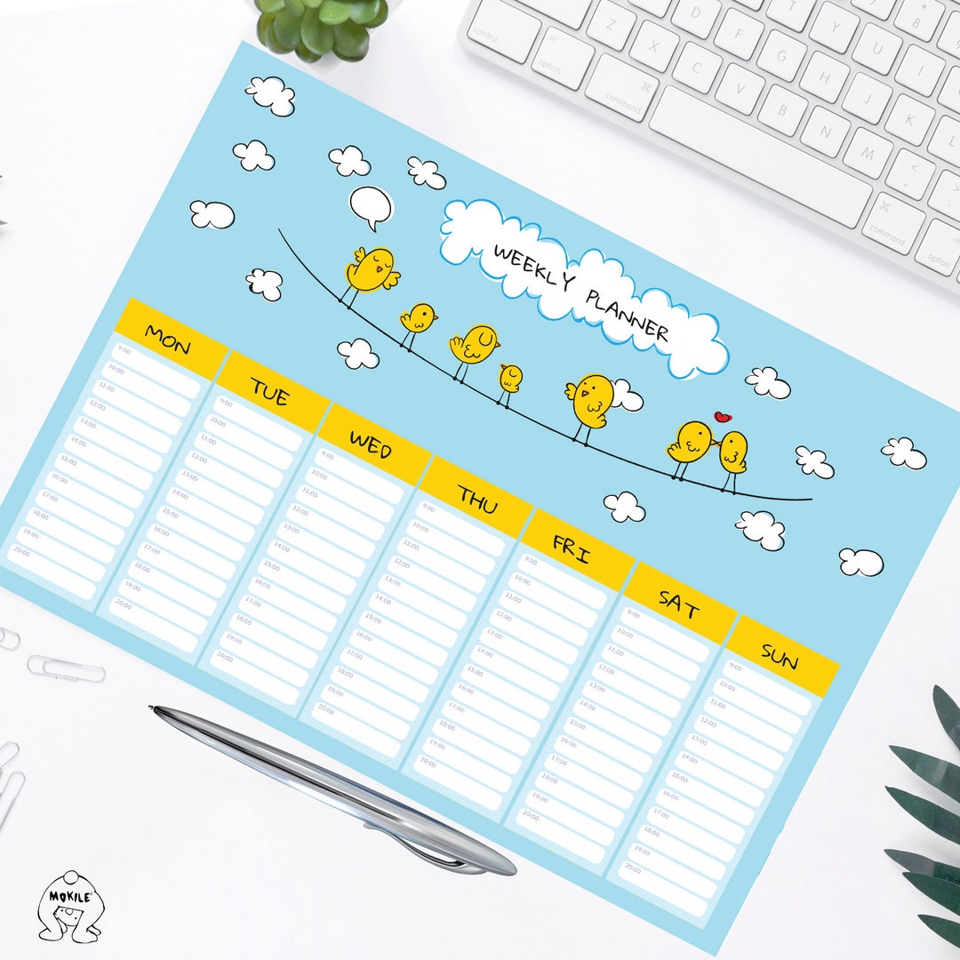 Homeschool Plannerkids Daily Scheduleprintable - Etsy
