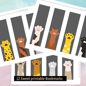 Printable Bookmarks Template, Bookmarks for Kids, Animals Bookmarks ...