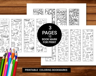 Bookmarks for Kids printable Bookmarks Template Bookmarks - Etsy UK