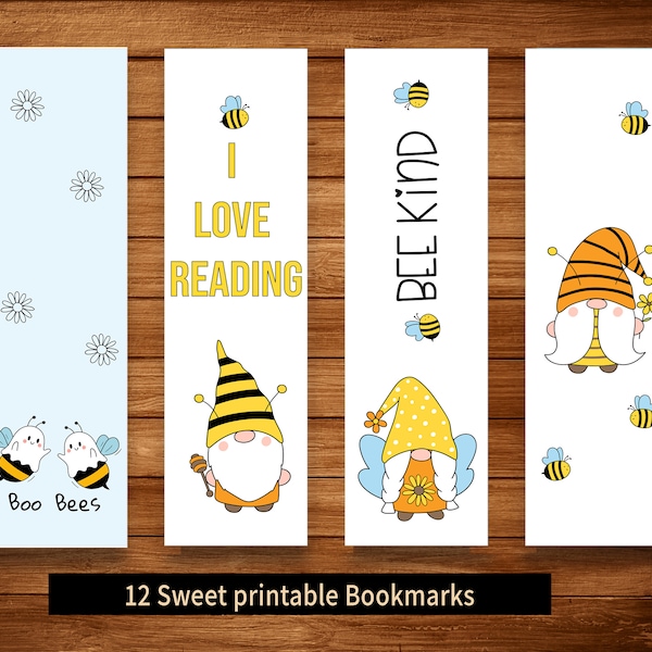 Bee Bookmark - Etsy