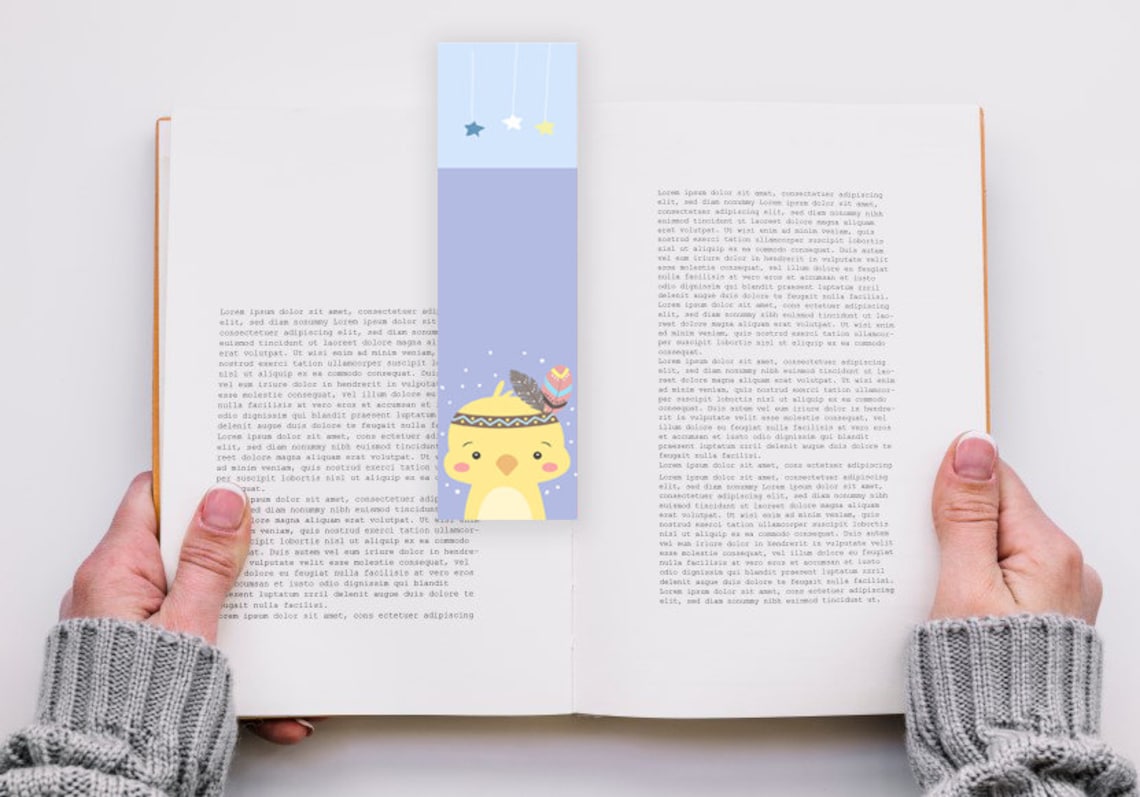 Printable Animal Bookmarks: Kids Bookmark Template (digital Download ...
