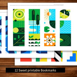 For Book, Printable Bookmarks Template, Printable Bookmarks Set ,for ...