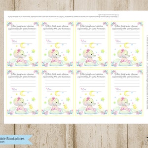 Bookplate Card,printable Bookplates,book Plates,elephant Book Plates ...