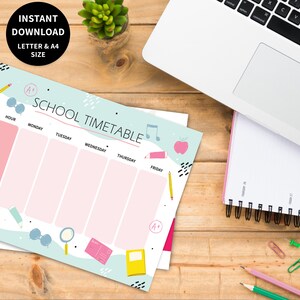 Kids Daily Schedule, Planner Printable,activates for Kids,printable ...