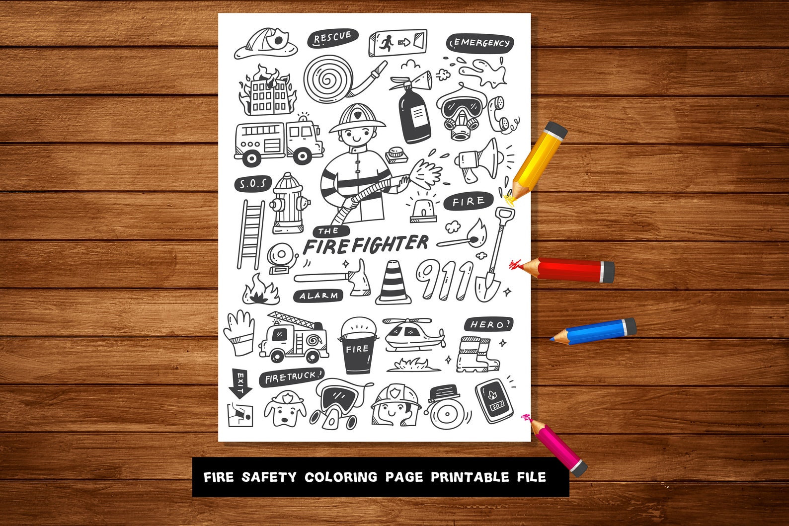 Fire Safety, Fire Clipping Art, Safety Signage, Fire Exit, Firefighting ...