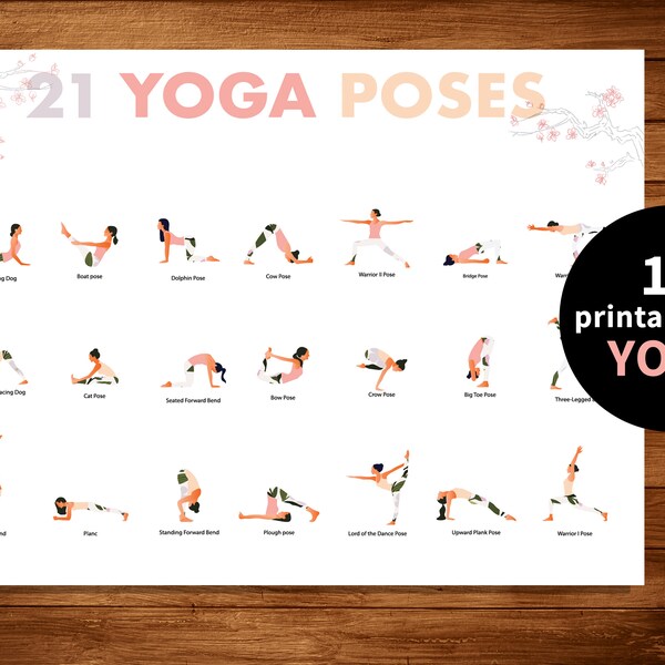 Printable Chair Yoga - Etsy