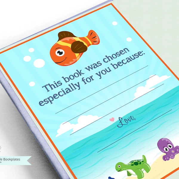 Fish Book Plates - Etsy