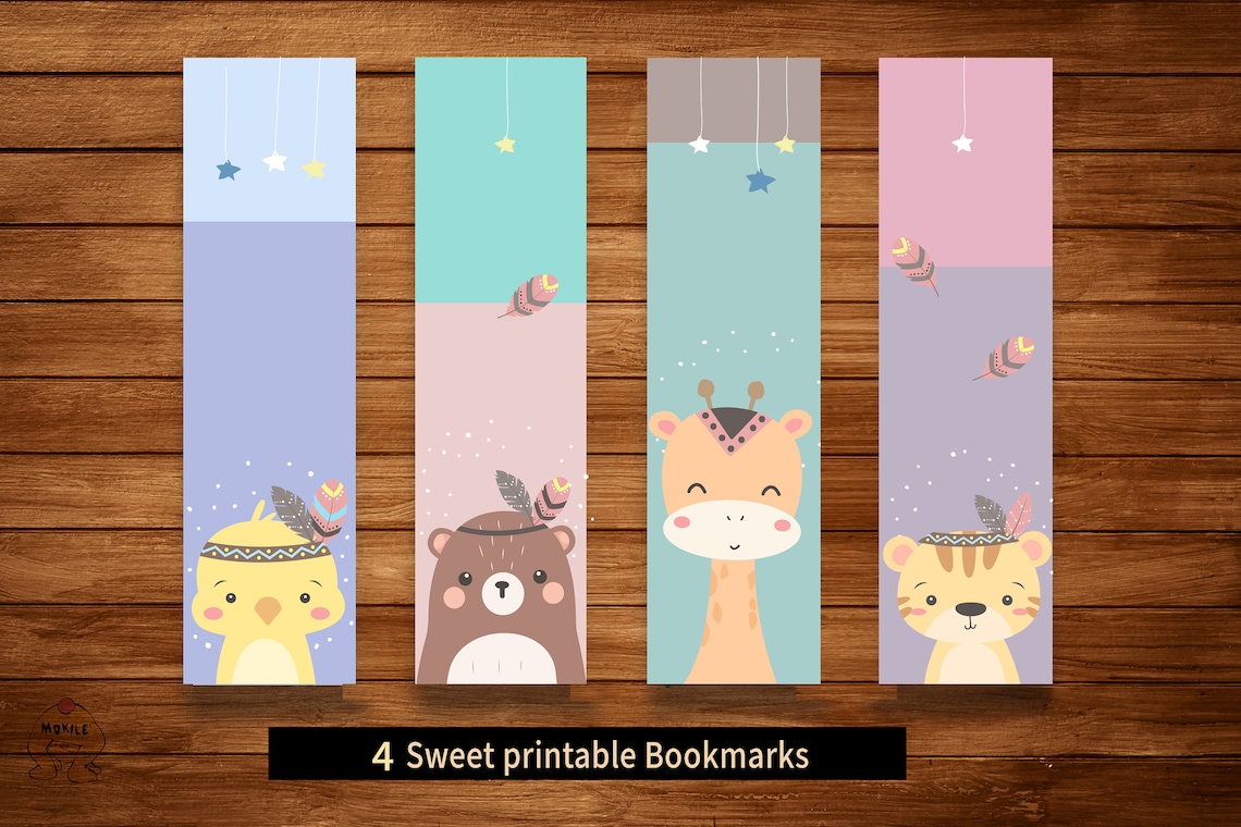 Bookmarks for Kids ,printable Bookmarks Template, Bookmarks, Printable ...