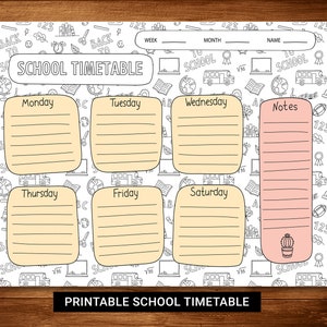 Daily Plan, Monthly Plan, Colouring Page BOOKMARKS, Planner Printable ...
