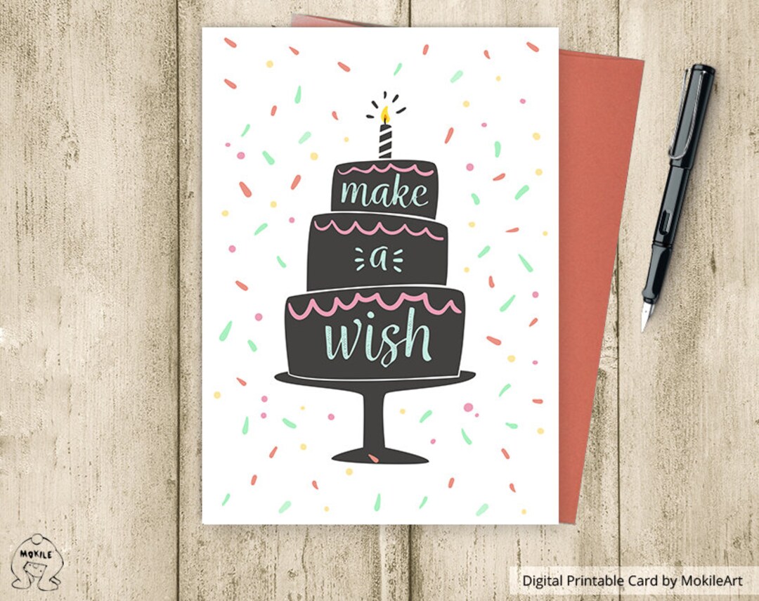 Birthday Card Printable,funny Birthday Cards,printable Birthday Cards ...