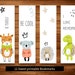 Printable Bookmarks Template, Animals Bookmarks, Printable Bookmarks ...