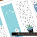 Printable Bookmarks Template, Llama, Alpaca, Cactus Bookmarks ...