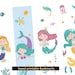 Printable Bookmarks Template, Mermaids Bookmarks, Printable Bookmarks ...