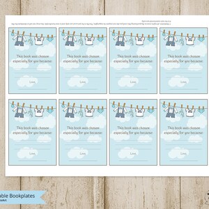 Printable Bookplates,book Plates,baby Shower Bookplate,instant Download ...