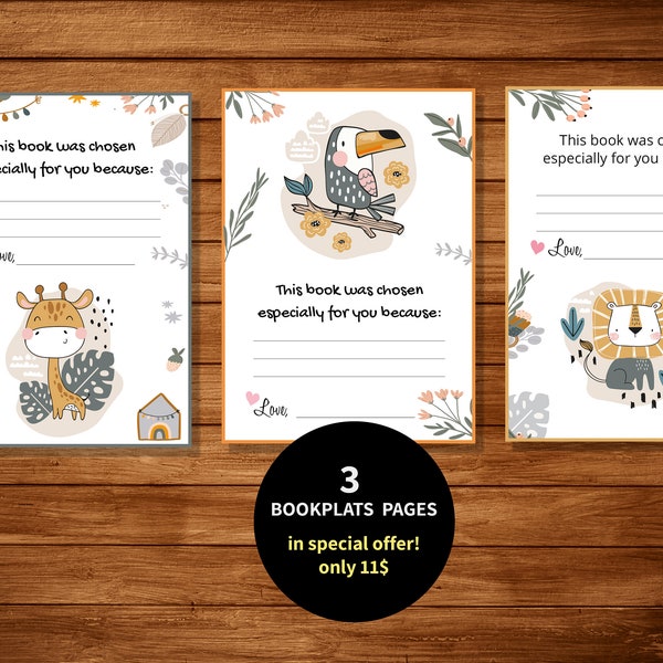 Printable Bookplates - Etsy