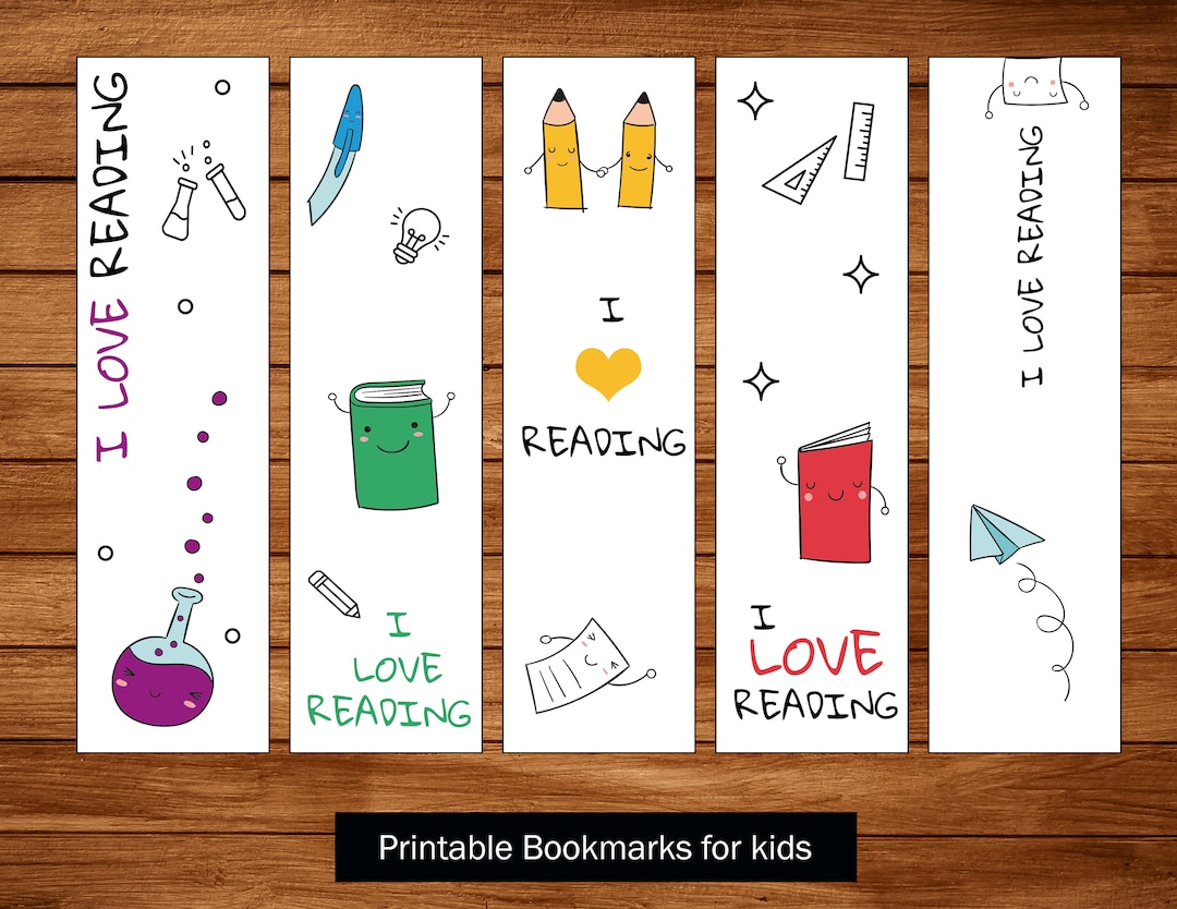 Printable Bookmarks Template, Animals Bookmarks, Printable Bookmarks ...