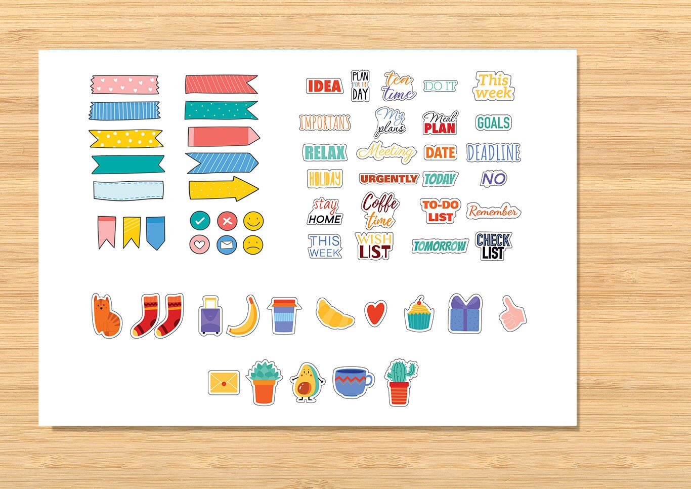 Kids Daily Schedule Planner Printable Weekly Schedule and - Etsy