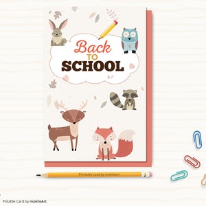 Woodland Printable School Labels back to School-labels - Etsy Israel