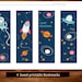 Bookmarks for Kids, Bookmarks Template, Space Bookmarks, Printable Gift ...