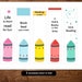 Printable Crayon Bookmarks for Kids: Colorful Reading Set (PDF) - Etsy
