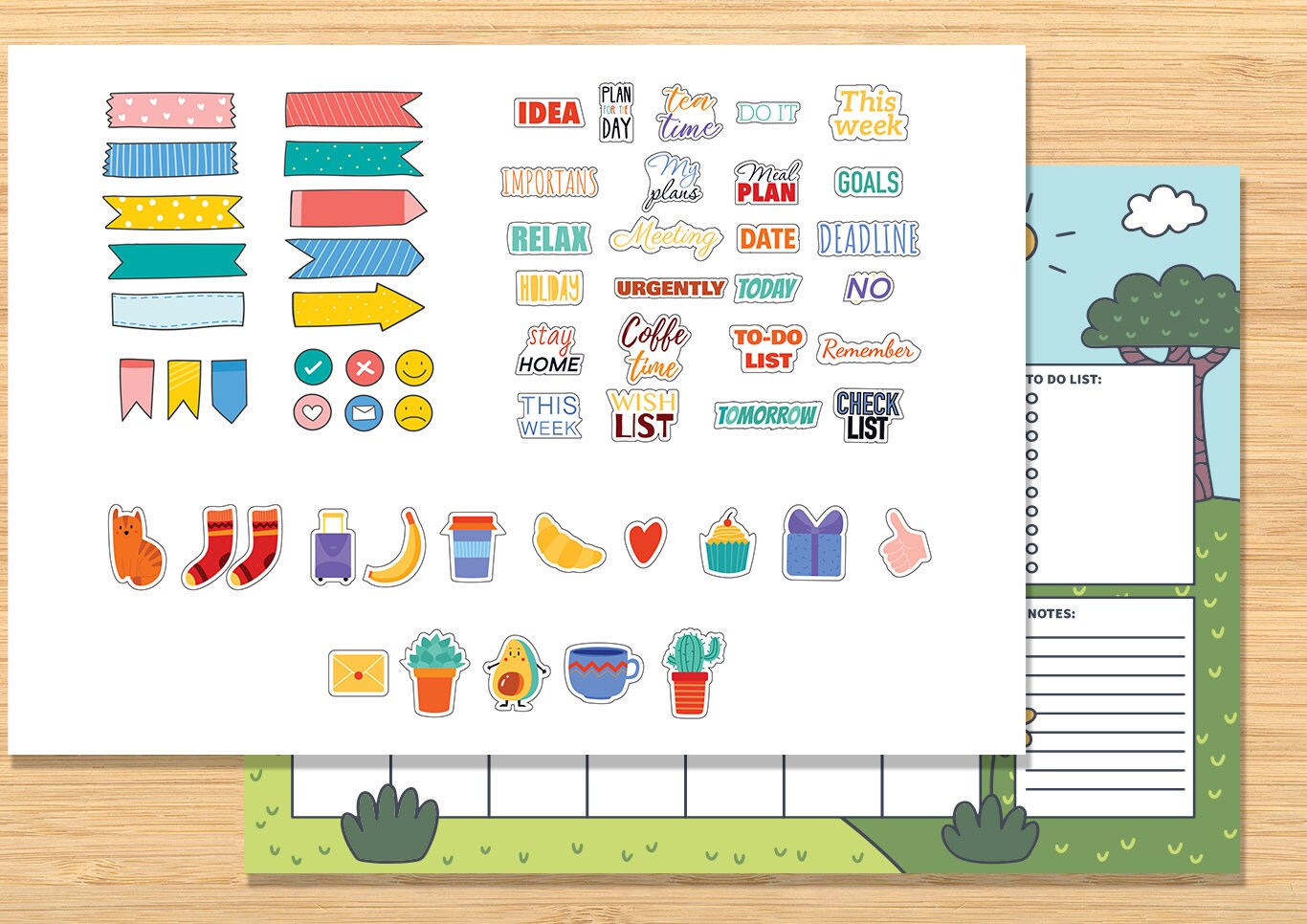 Kids Daily Schedule Planner Printable Weekly Schedule and - Etsy