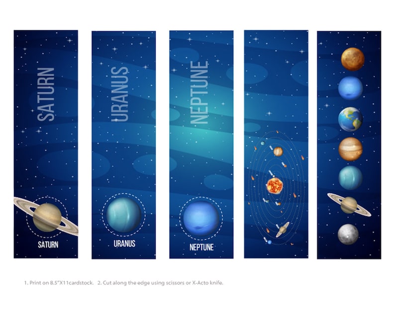 Solar System , 26 Design Pages of Activates Solar System Space ,set of ...