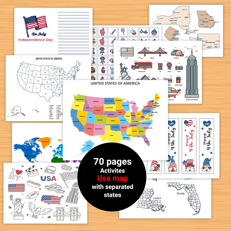 United States Geography Maps Activities,clipart of Usa,geography Map ...
