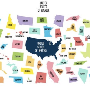 United States Geography Maps Activities,clipart of Usa,geography Map ...