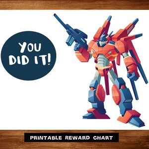Transformers Reward Chart – Printable Stickers & Coloring Page Set - Etsy