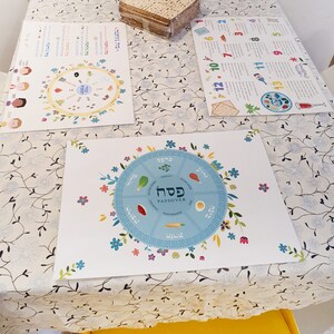 Passover,passover Printable ,passover Seder Plate,ma Nishtana,pesach ...
