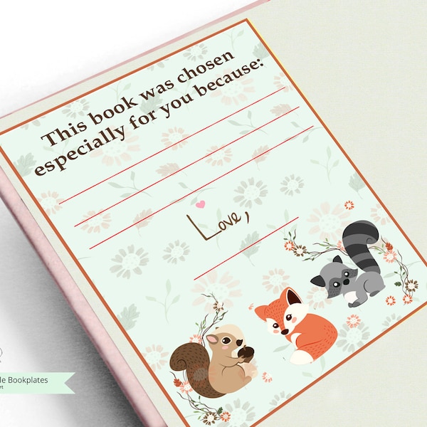 Personalized Bookplates Children - Etsy