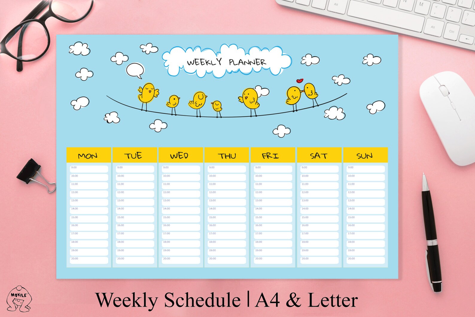 Homeschool Plannerkids Daily Scheduleprintable - Etsy