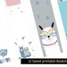 Printable Bookmarks Template, Llama, Alpaca, Cactus Bookmarks ...