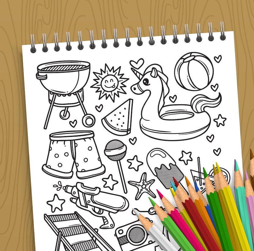 Coloring Pages 25 Coloring Pages, Birthday Party Activity, Girls ...