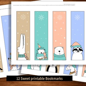 Printable Bookmarks Template, Animals Bookmarks, Printable Bookmarks ...